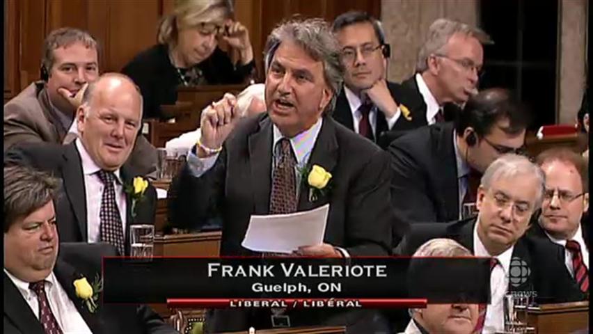 Guelph Politico: Valeriote Makes Law and News on his Last Day in the ...