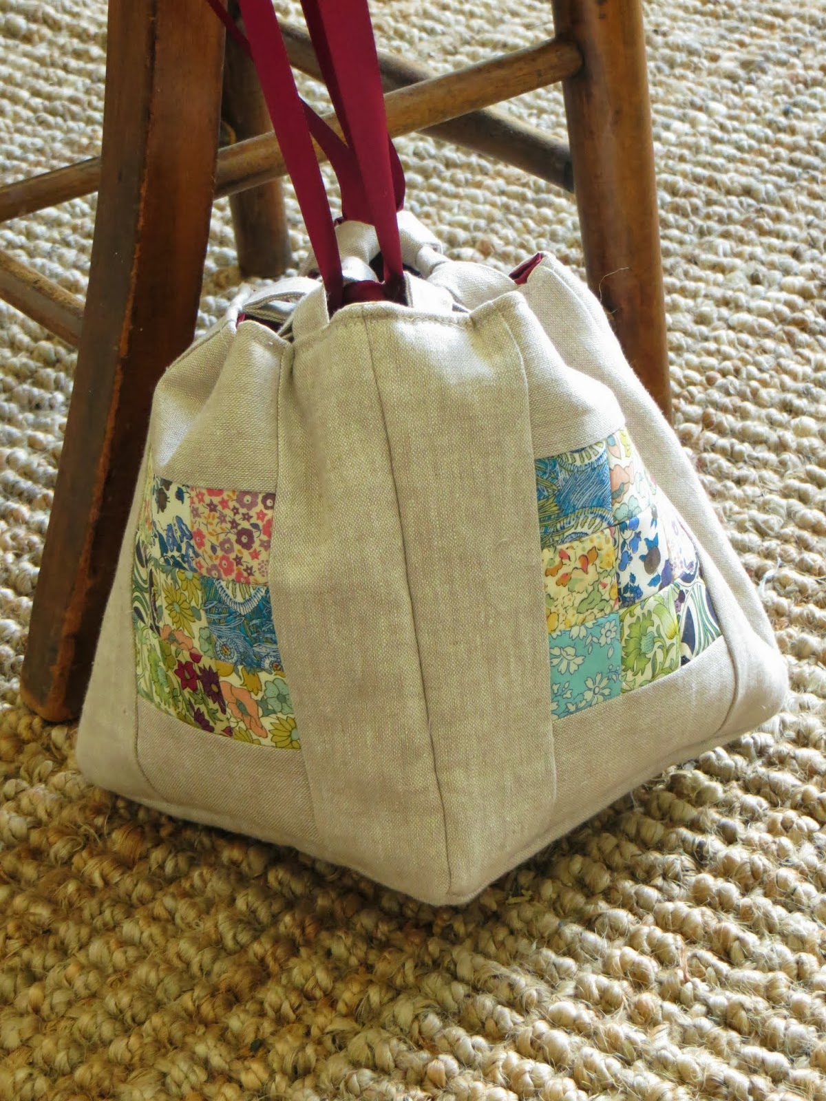 Knotted Cotton: Komebukuro bag 2