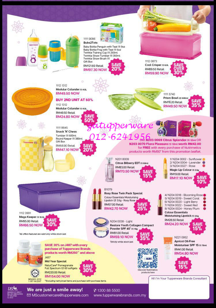 Za Tupperware Malaysia : Flyers Festival Raya 24th June - 12th July 2016