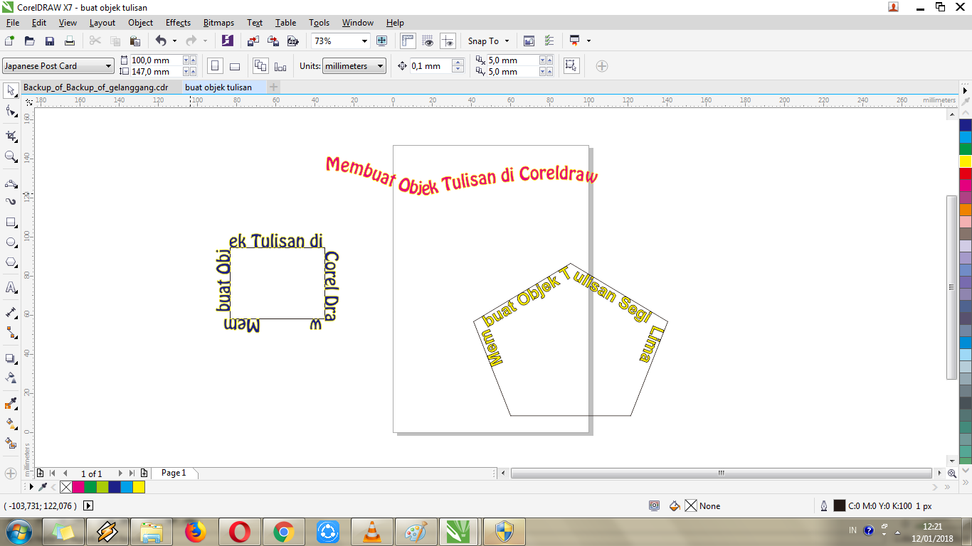 How to Create a Writing Object Following Square Patterns, Triangles ...