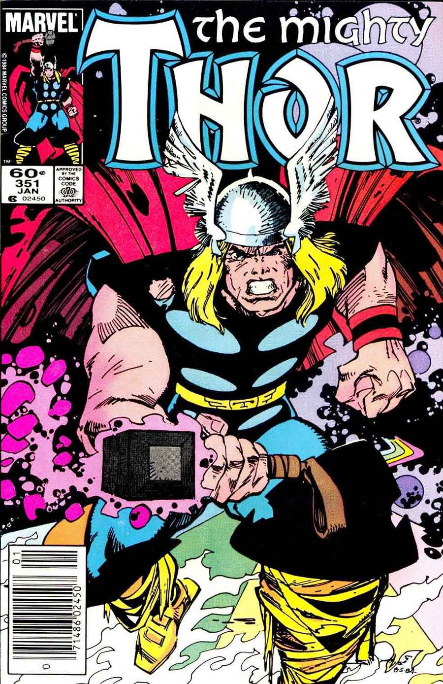 Thor #351 - Walt Simonson art & cover - Pencil Ink