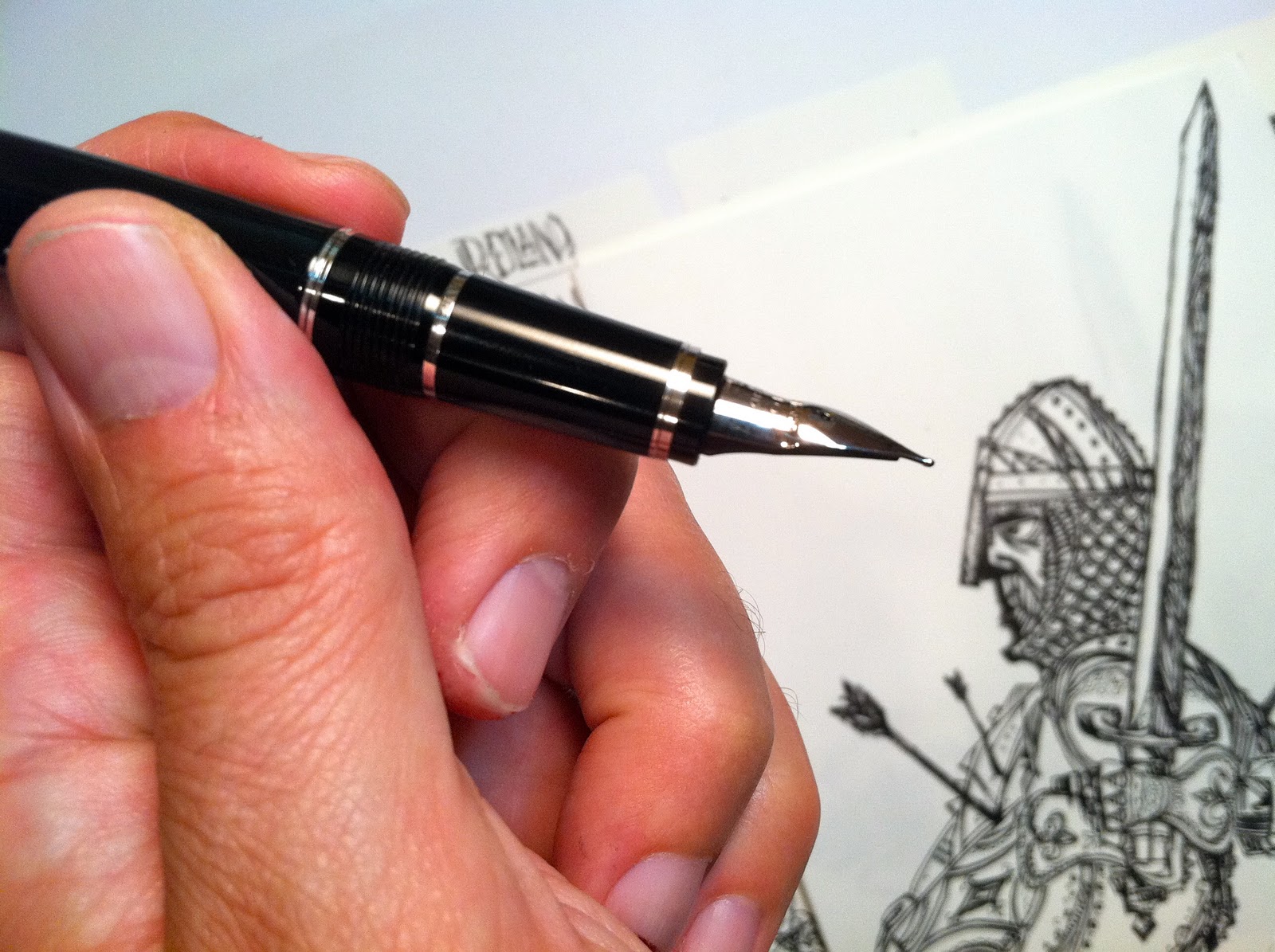 WENT SKETCHING: The Pilot Falcon and "The Song of Roland."