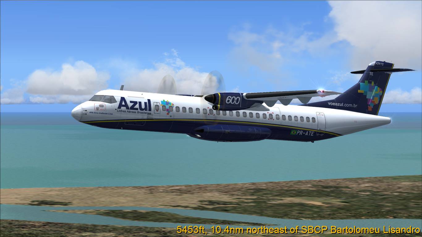 Texturas Brasileiras: Azul Linhas Aéreas PR-ATE ATR 72-600