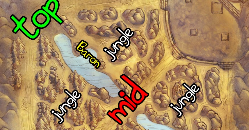 League of Legends: Mapa - Summoner´s Rift