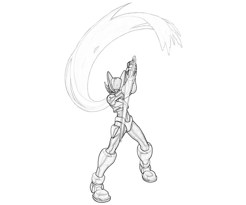 Megaman Zero Coloring Pages Coloring Pages