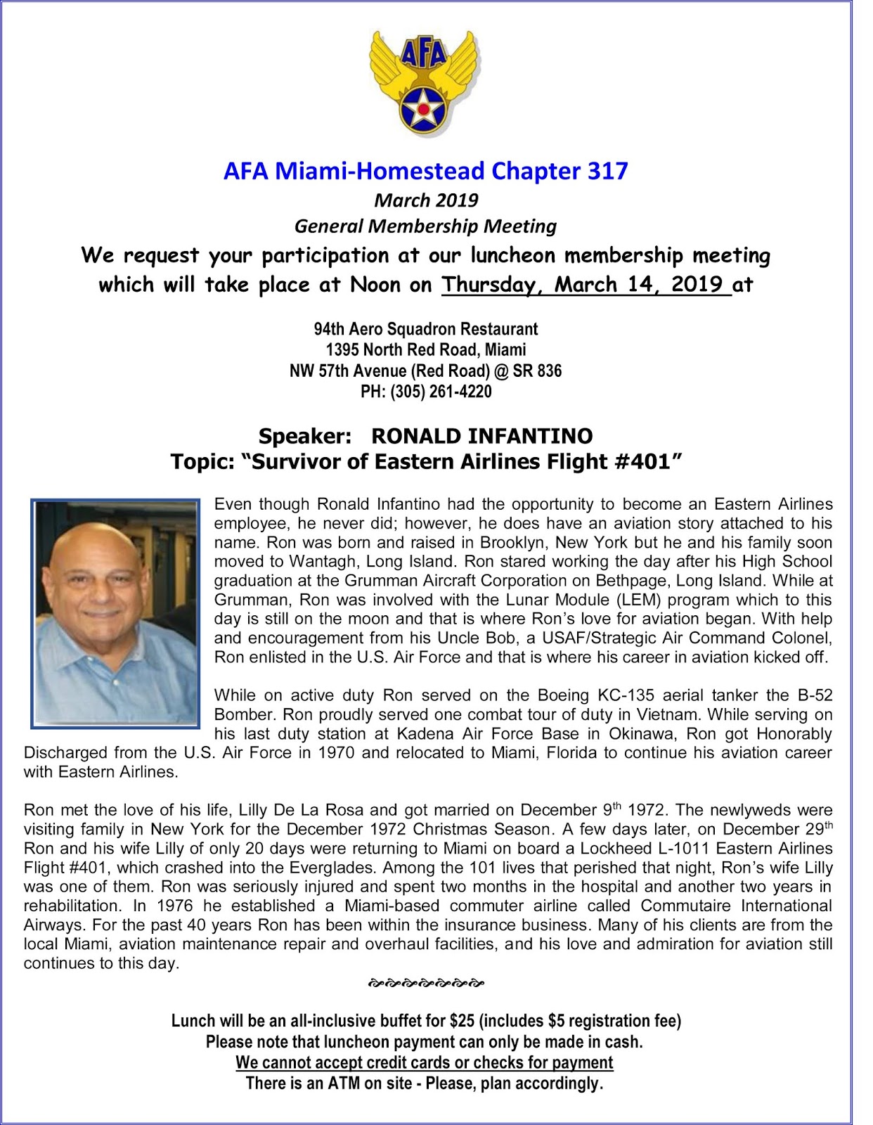 The 317th America's Relevant Air Force Association Chapter