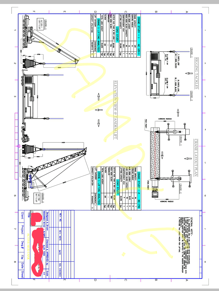 QHSE Solution : SAMPLE CRITICAL ENGINEERING LIFT PLAN