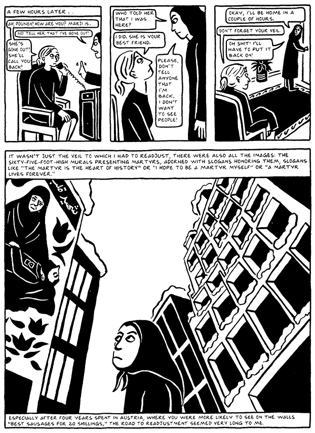 Read Persepolis 2, Section 10: The Return, Page 96