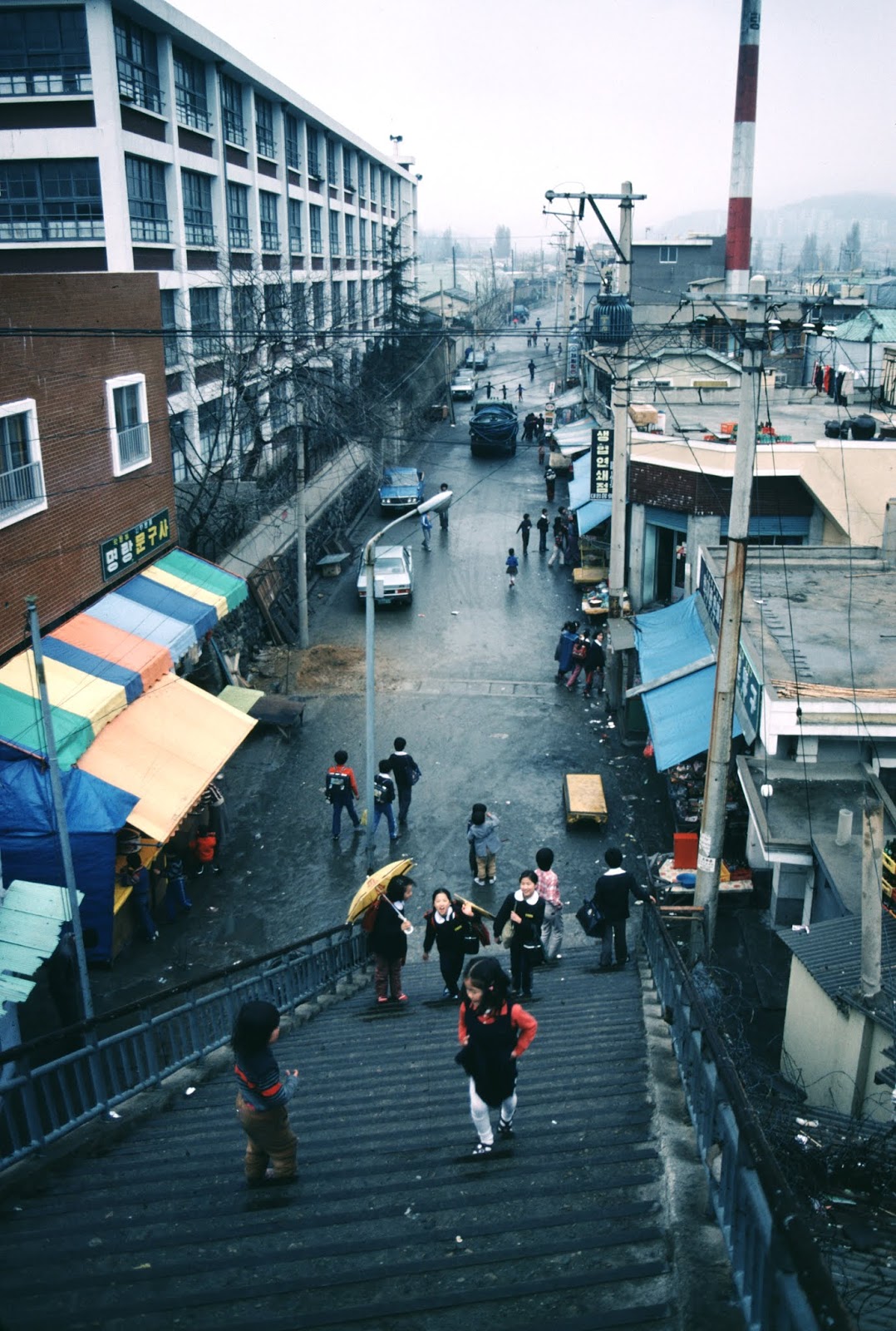 Train Trip, Busan-Daegu, Korea, March 1981