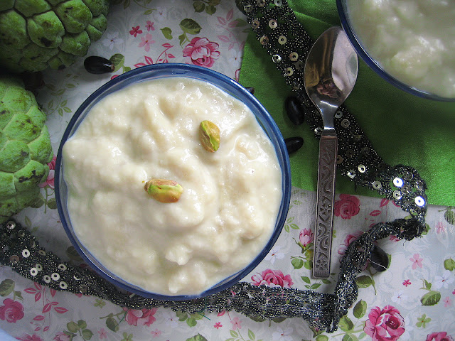 madhuri's kitchen: custard apple rabdi / sitaphal rabdi recipe ...