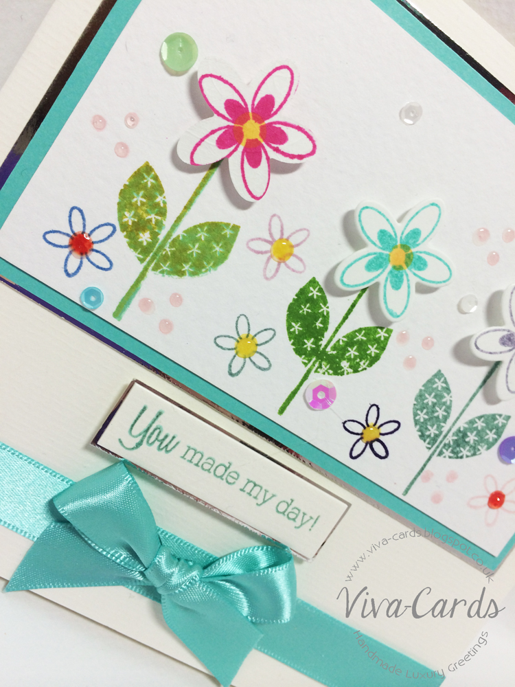 Viva-Cards.co.uk: Handmade Card - You Made My Day!