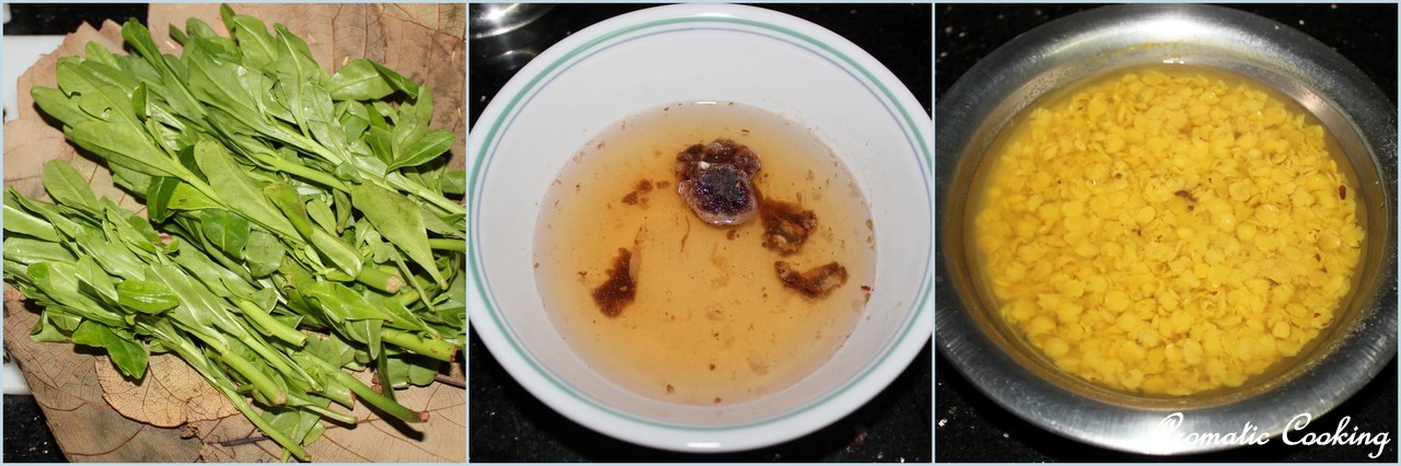 Aromatic Cooking: Basale Soppu Koddel, Malabar Spinach Sambar