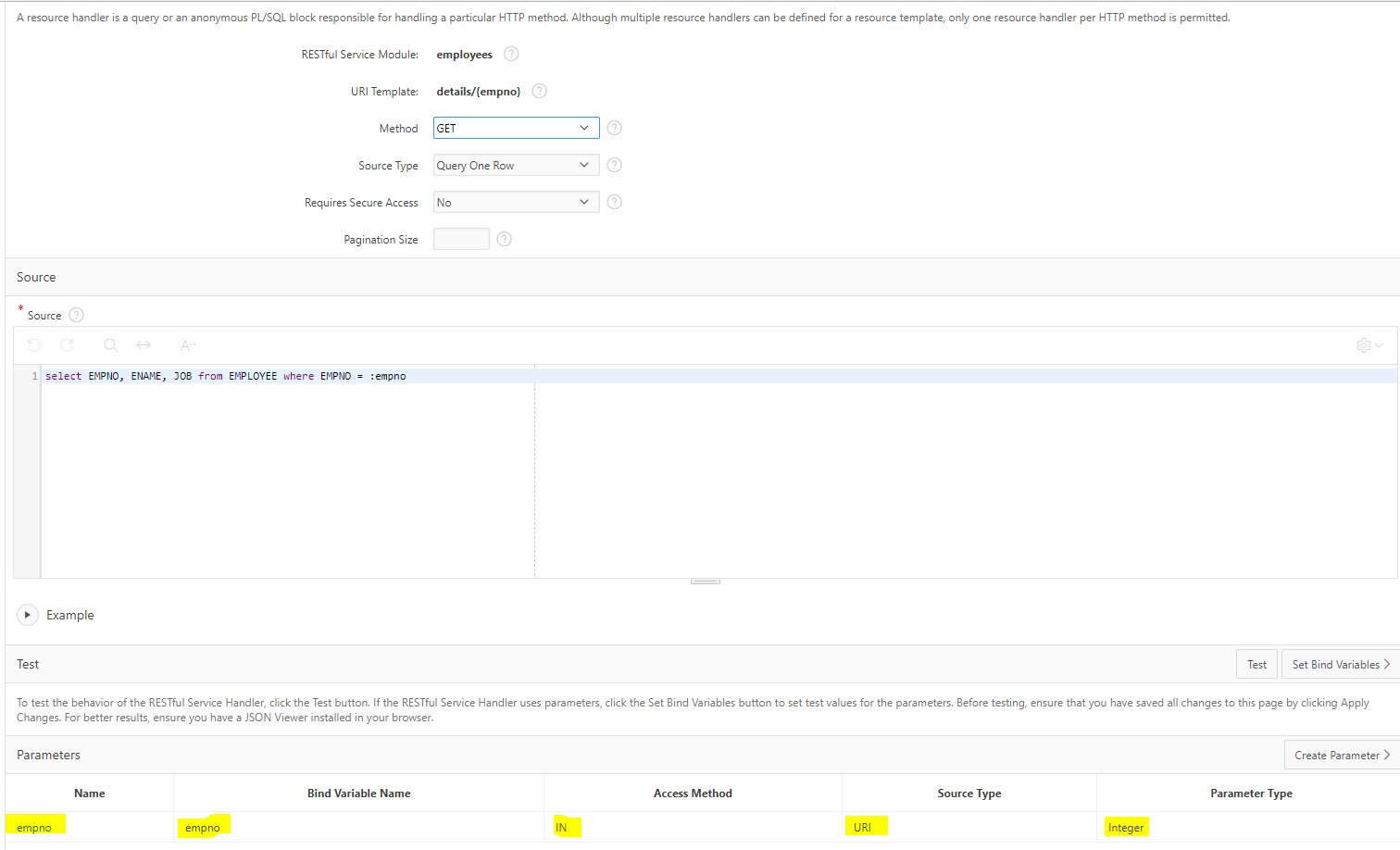 Calling Oracle Apex Restful Service From Process Cloud Service