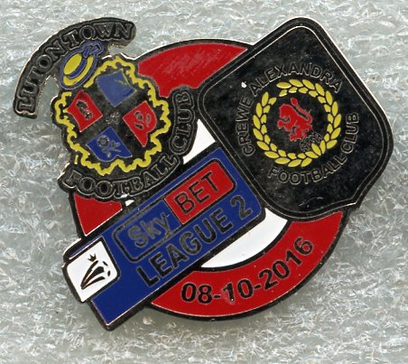 Crewe Alexandra Football Club pin badges