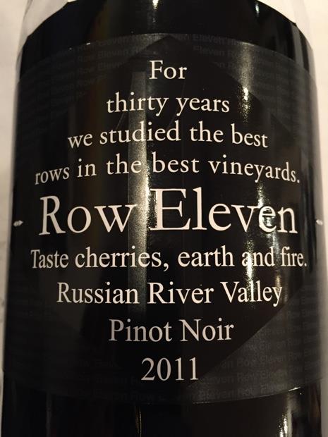 Wine Dine and Play: Row Eleven Wines