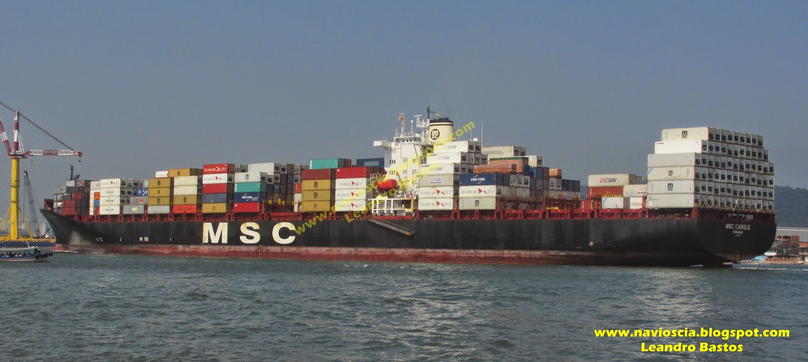 Navios de Santos & CIA: Navio MSC CAROLE