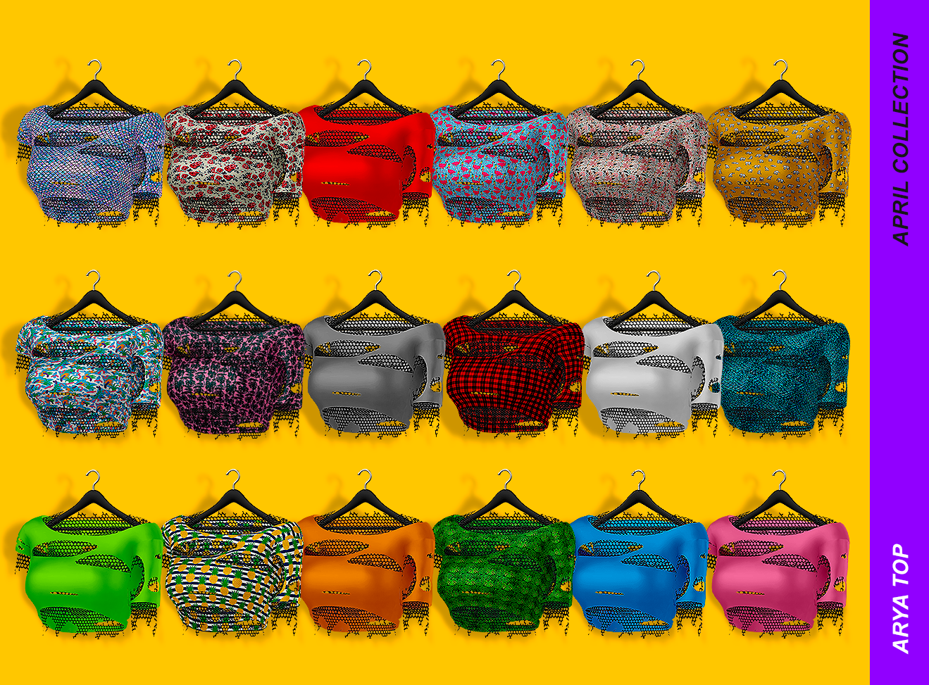 Arya (Top) | TS4 | ICONIC | The Sims 4 CC Creator