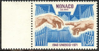 Pipe Organs of the World on Postage Stamps: Monaco: UNESCO issue