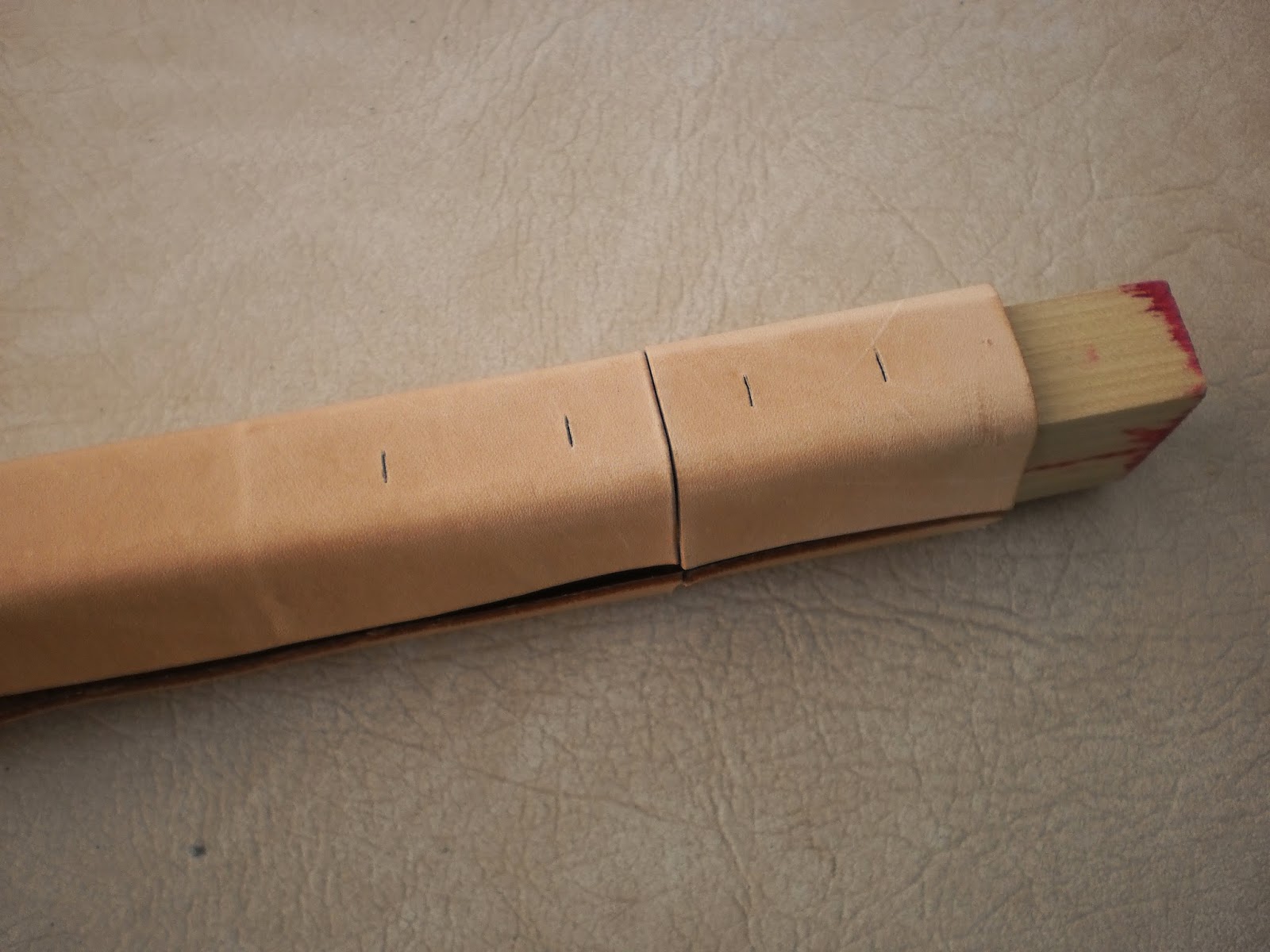 Art Life: Making a leather 'penner'