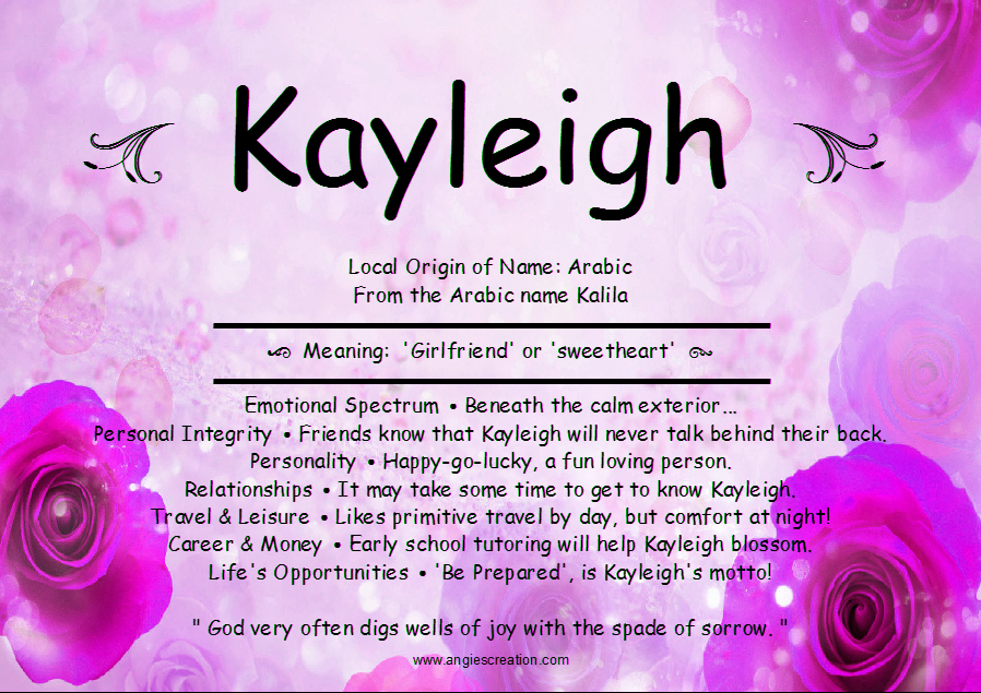 Kayleigh Unique Names