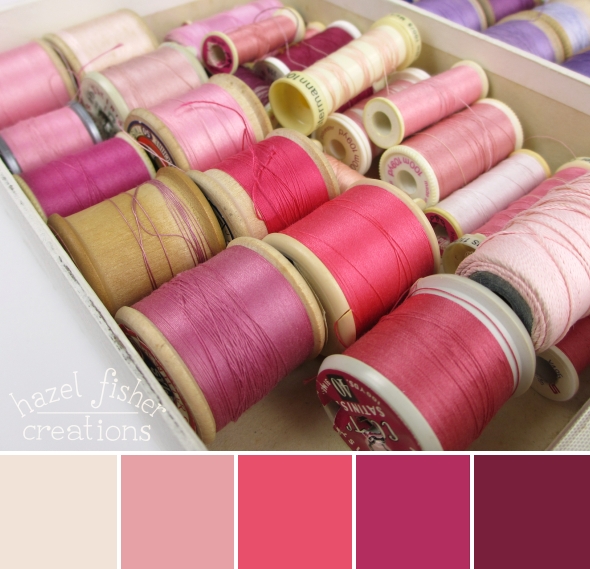 Hazel Fisher Creations: Colour Inspiration #24: Pink Threads