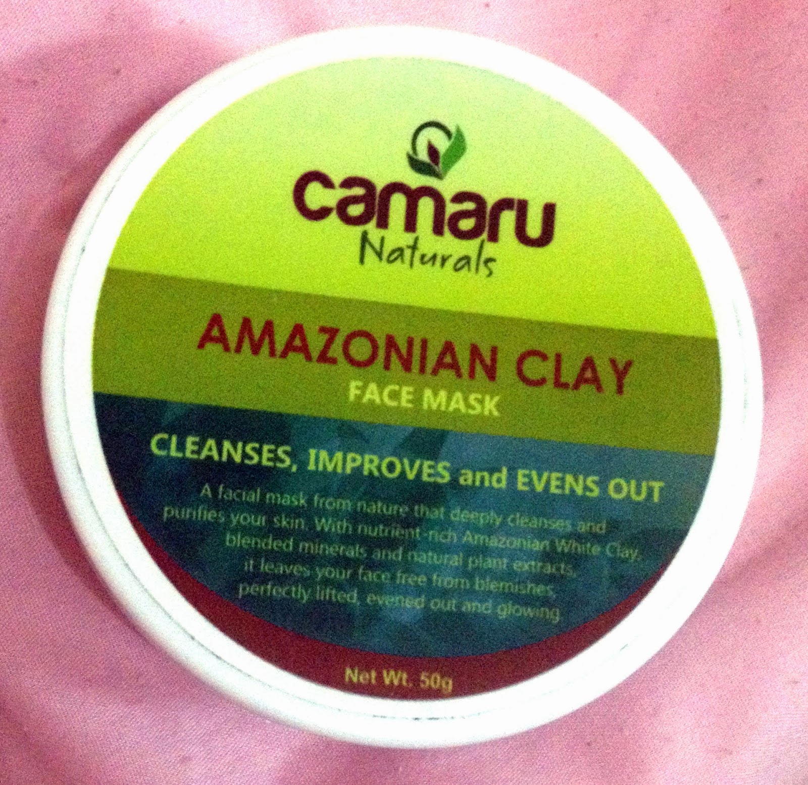Peachy Pink Sisters: Review : Camaru Naturals Amazonian Clay Mask