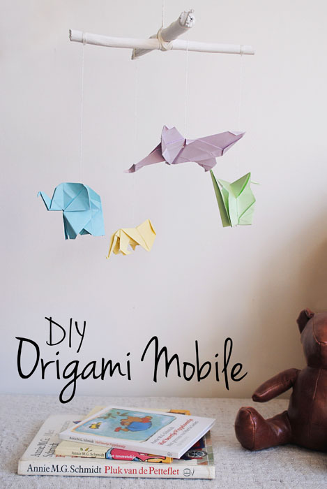 Dutch Design on a Budget: DIY origami mobile