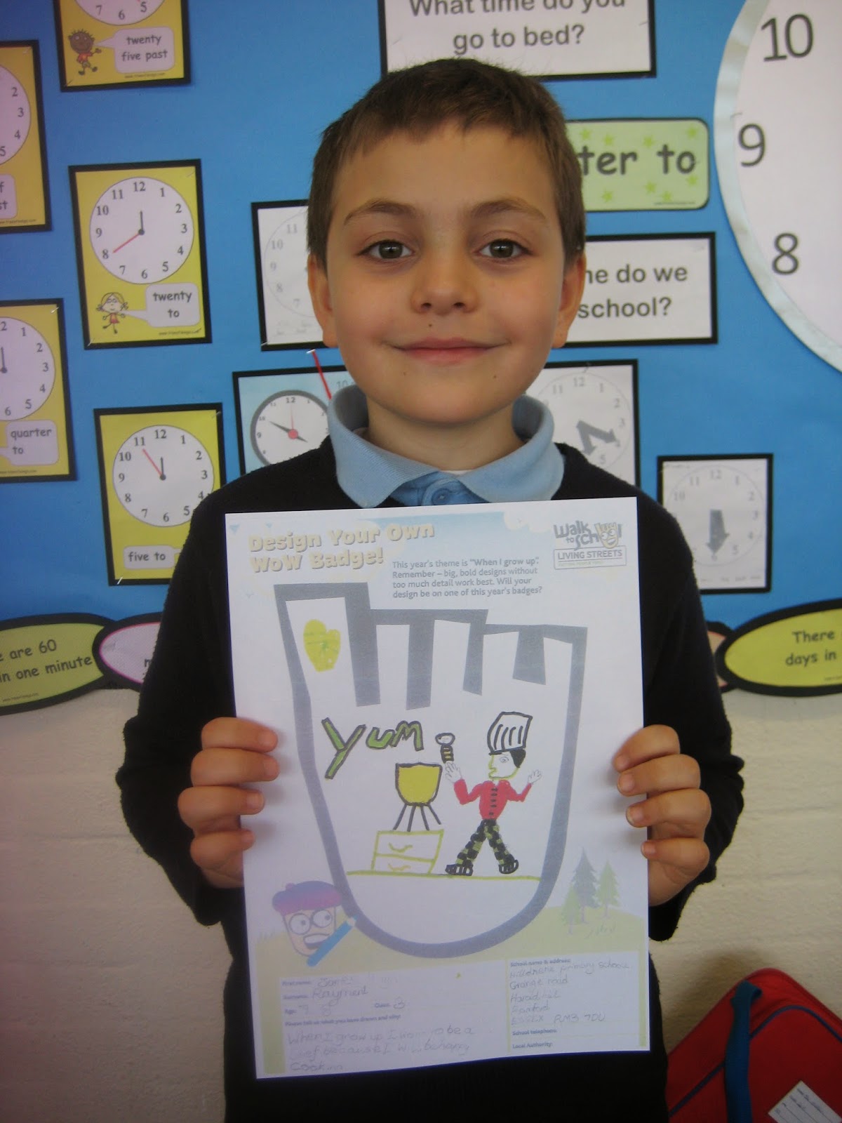 WoW badge competition winners! :: Hilldene Primary School News