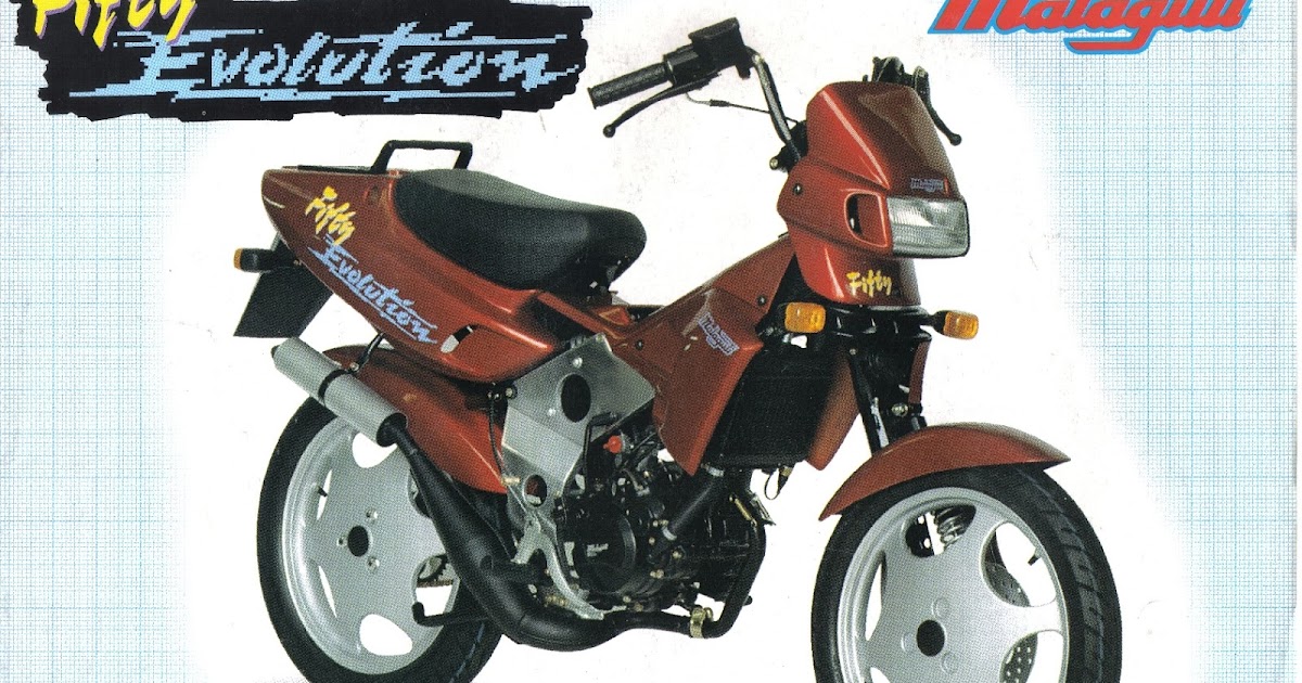 Malaguti Fifty: Depliant Malaguti Fifty Evolution (1990)