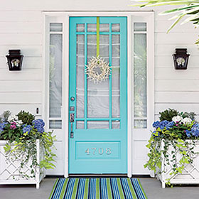Delorme Designs: BRIGHT FRONT DOORS