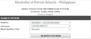 Philippines Schools: Ilocos Norte Private School