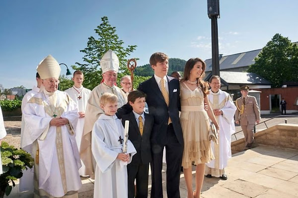 The Grand Ducal Family attend First Holy Communion for Prince Noah