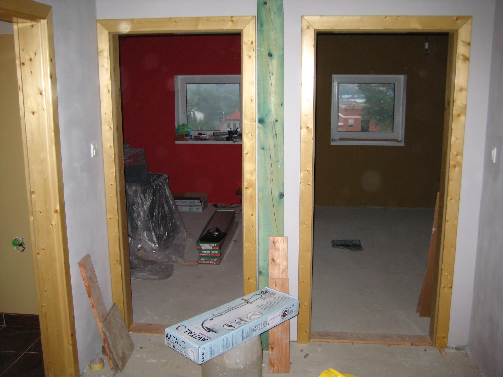 Ons nieuwbouw huis in Podhorany (PO): Tegels, laminaat, binnenkozijnen ...