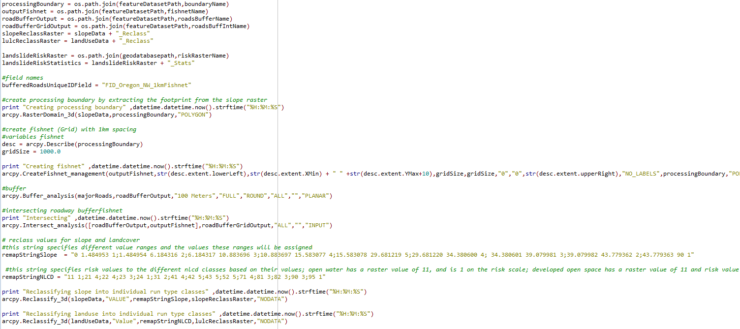 Geoprocessing with Scripting - GEOG 491