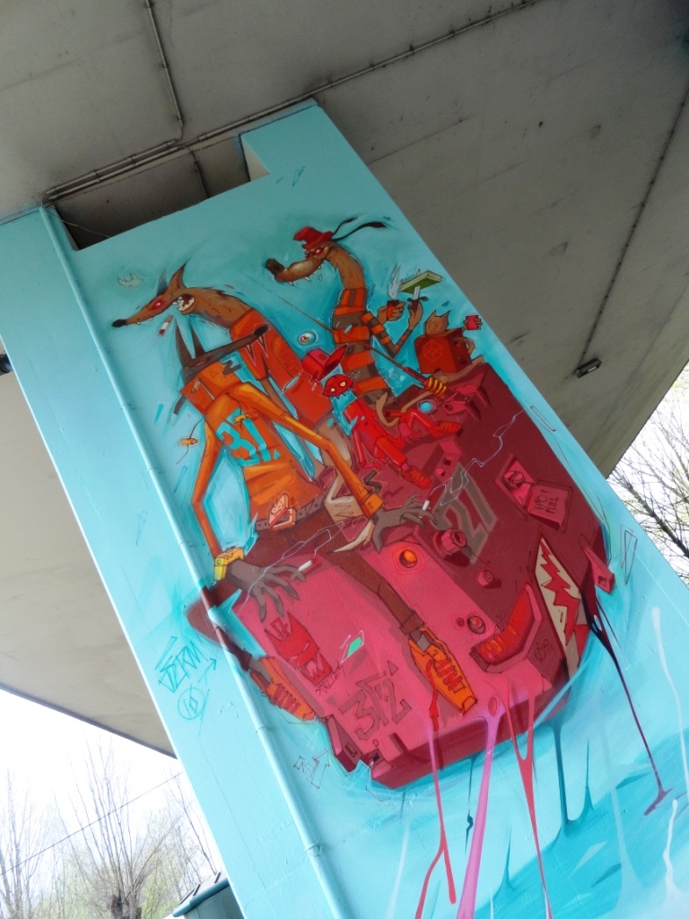 DERM X URBANA BRUSSELS Art on Train