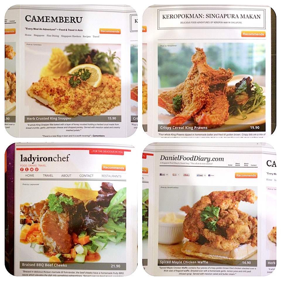 Have You Seen the Four Singapore Food Bloggers In Swensen's New Menu ...