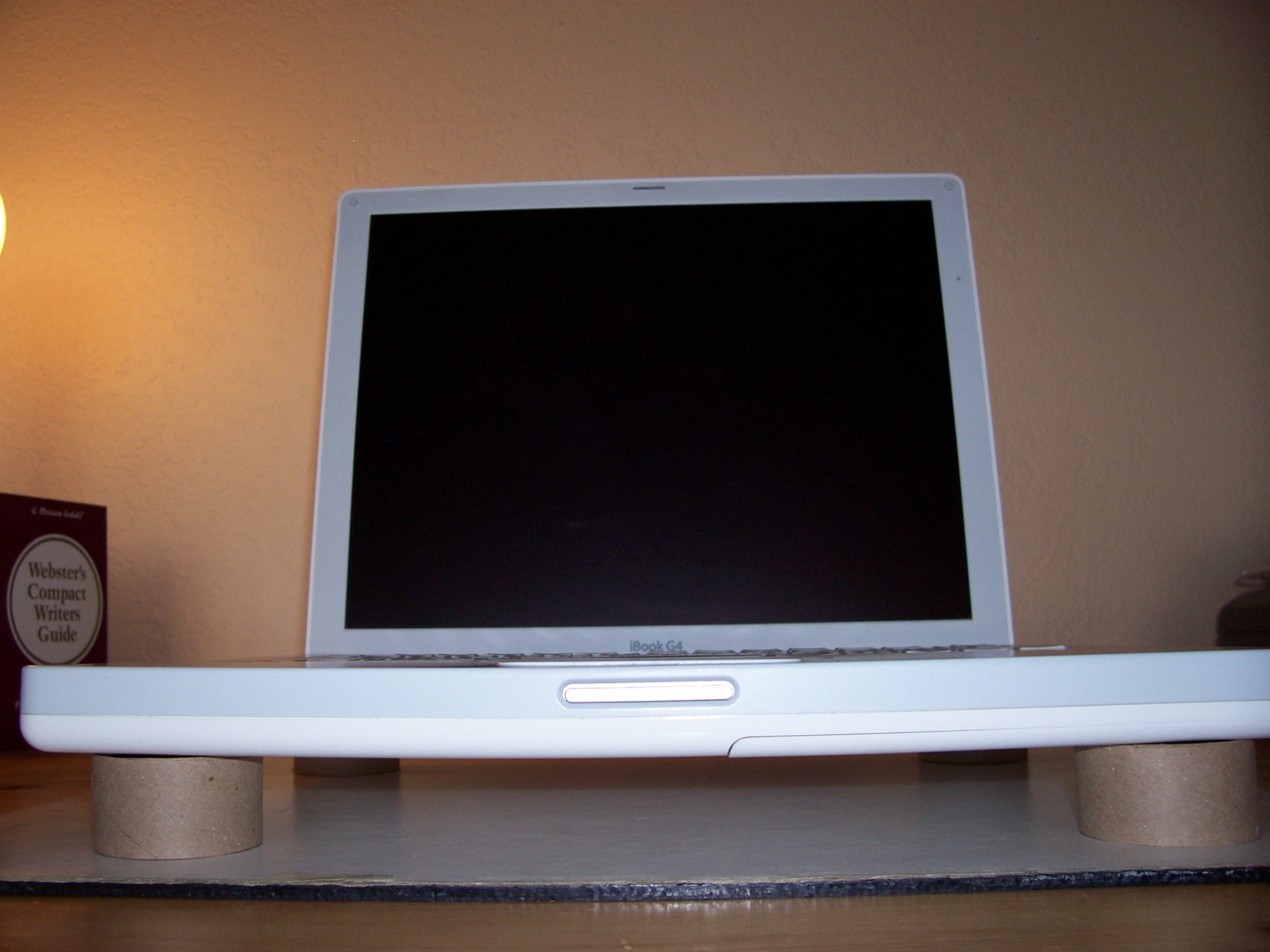 Not Buying Anything: Do It Yourself Laptop Stand