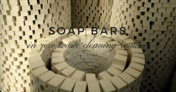 Soap bars in zero waste cleaning routine - One Beautiful Mind