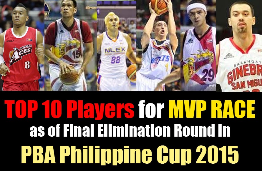 TOP 10 Players for MVP Race as of Final Elimination Round in PBA ...