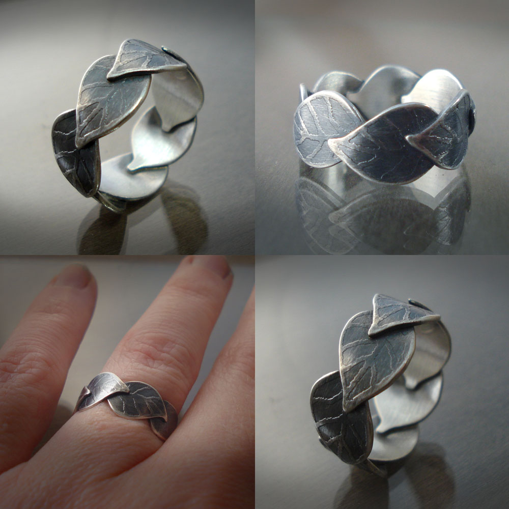 Lisa Hopkins Design: Spring Leaves :: Ring A Week No. 12