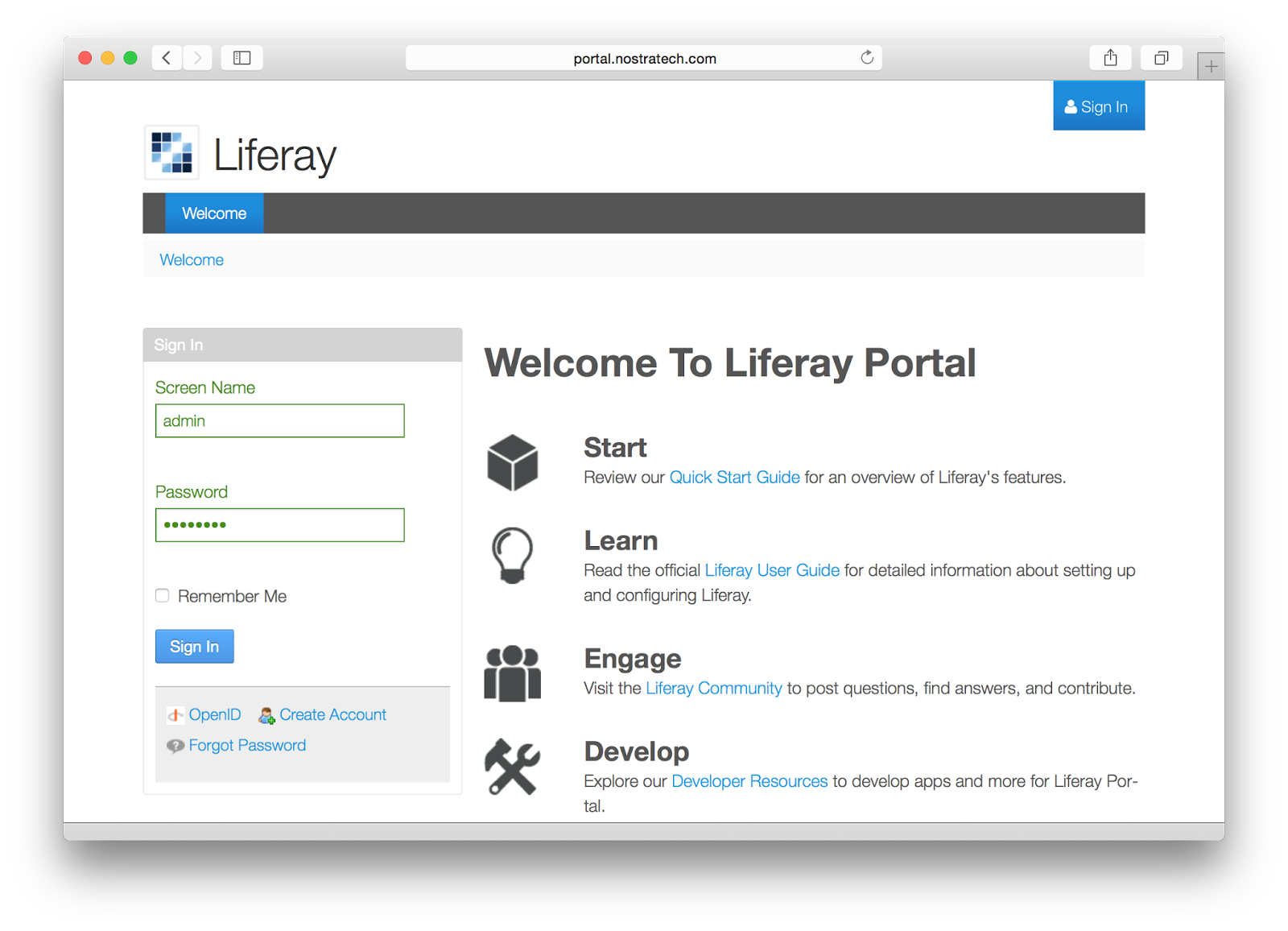 Nostra Technology: Accessing Alfresco Repository Through Liferay ...