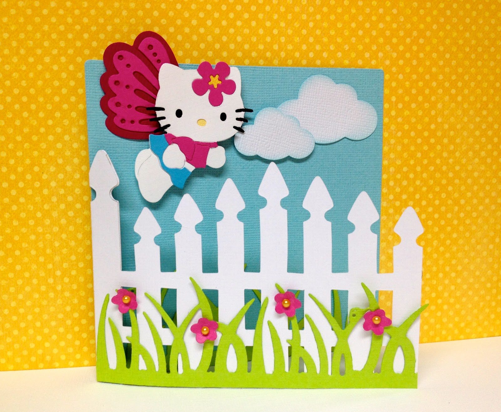 Life Is Sweet...: Hello Kitty butterfly garden gate album