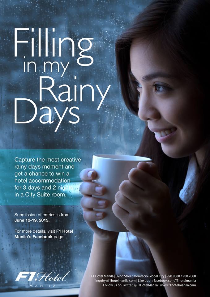 F1 Hotel Manila's Rainy Day Photo Contest and Father's Day Specials
