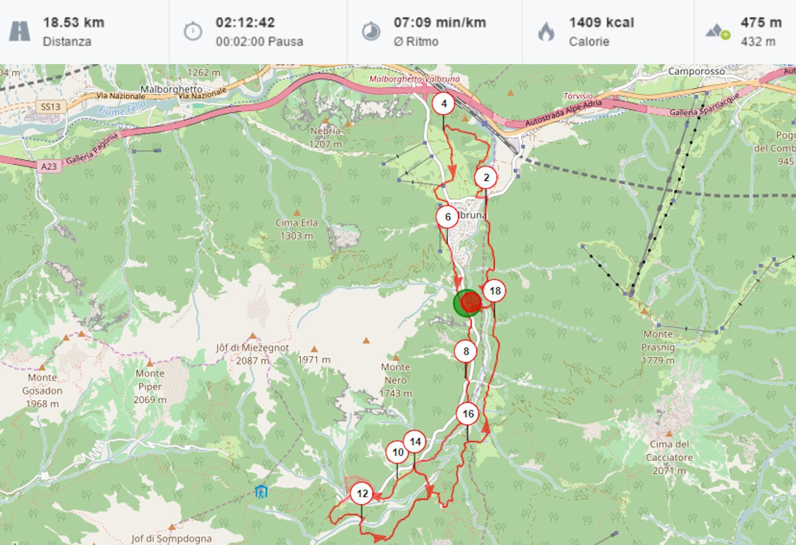 M@uRun: ... 02 ottobre 2016 - Marcia 4 Passi in Val Saisera - Valbruna (UD)