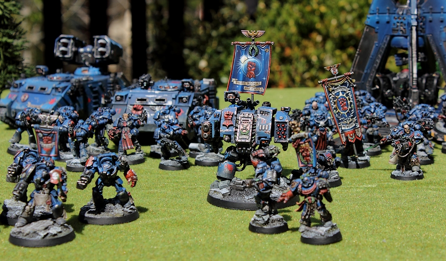 Showcase: Crimson Fists Army shots - Tale of Painters