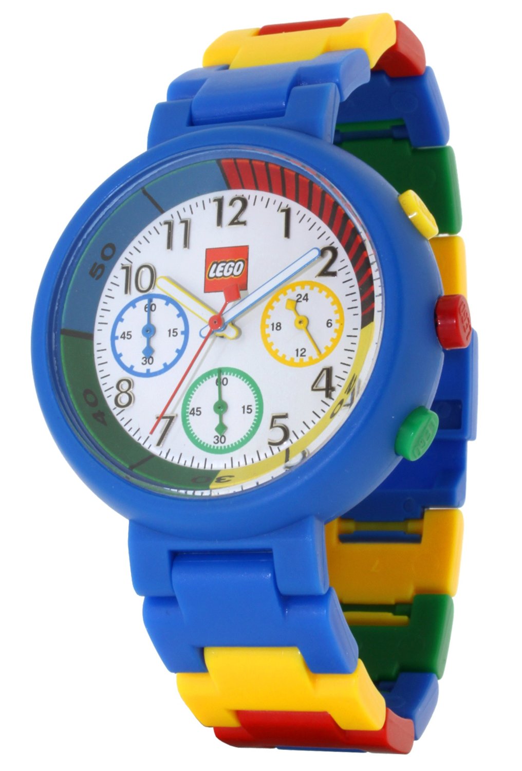 Pro Collection: LEGO Unisex 3408CRO3 Chronograph Multi-Colored Links Watch