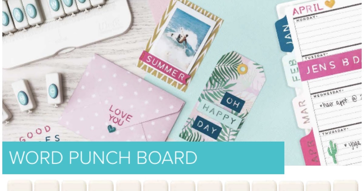 :: danipeuss.de :: BLOG: Word Punch Board Quick Tipp