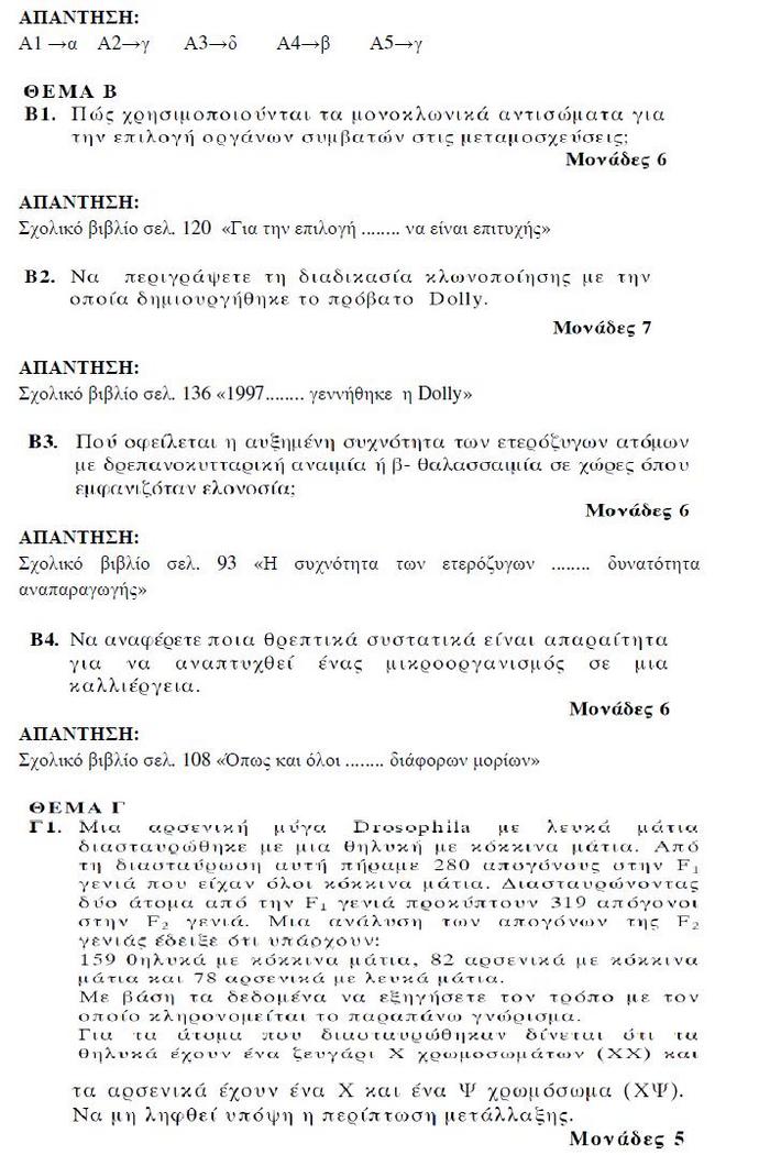ΛΕΥΤΕΡΙΑ: ΦΡΟΝΤΙΣΤΗΡΙΟ ΑΝΟΔΟΣ -ΜΠΑΣΔΑΡΑ ΑΠΑΝΤΗΣΕΙΣ ΣΤΑ ΘΕΜΑΤΑ ΤΩΝ ...