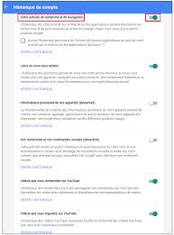 Afficher historique google - Astucesinformatique