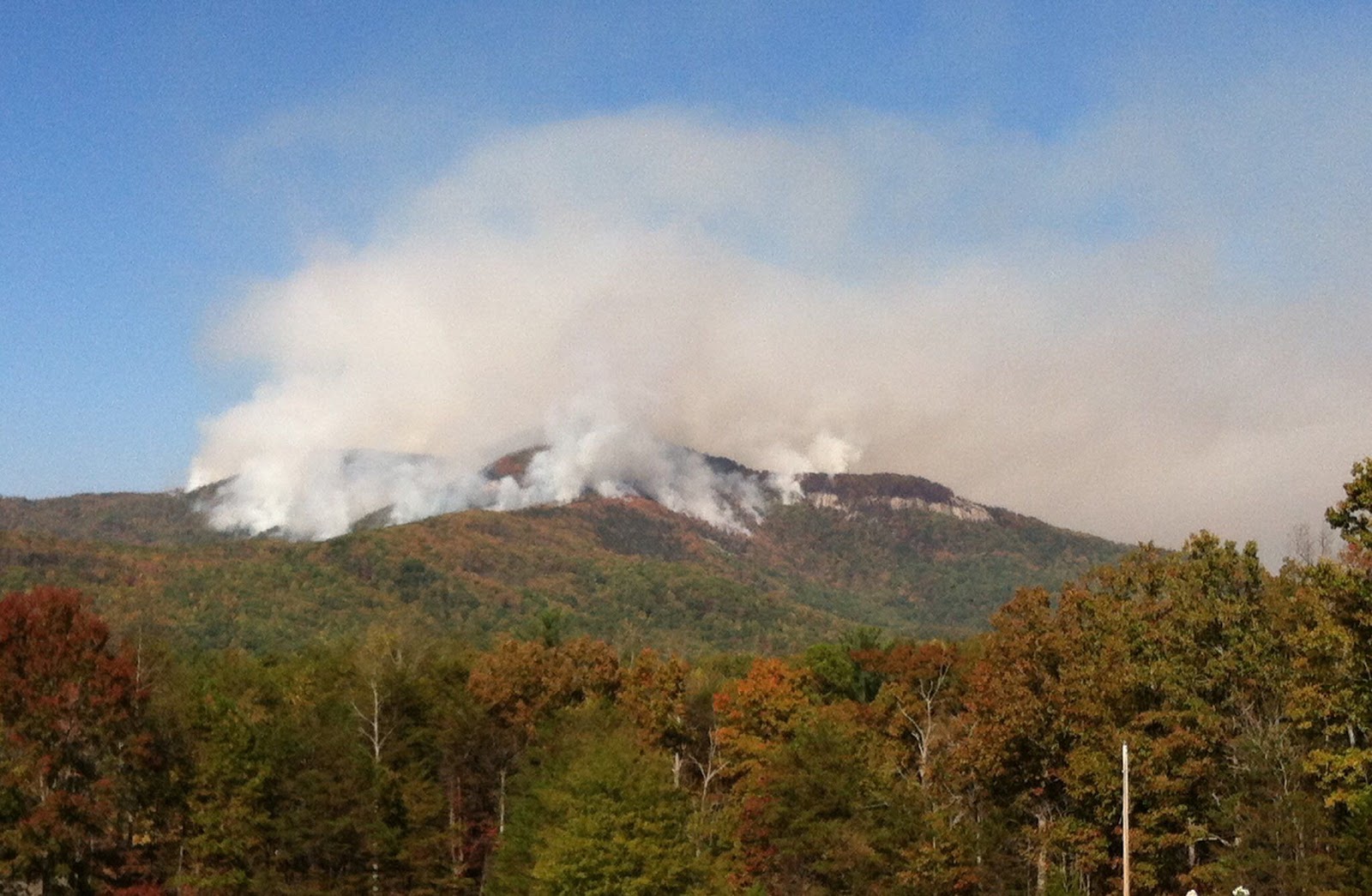 Femme au foyer: The Pinnacle Mountain Fire